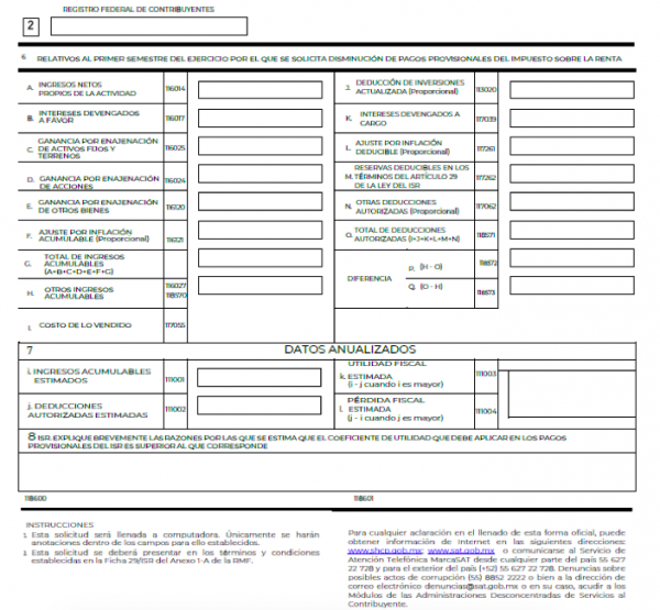 Modificación Anexo 1 – Formas fiscales, ajustando la forma 34 en ...